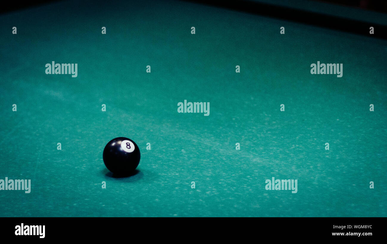 8 Ball Billiards High Resolution Stock Photography and Images - Alamy
