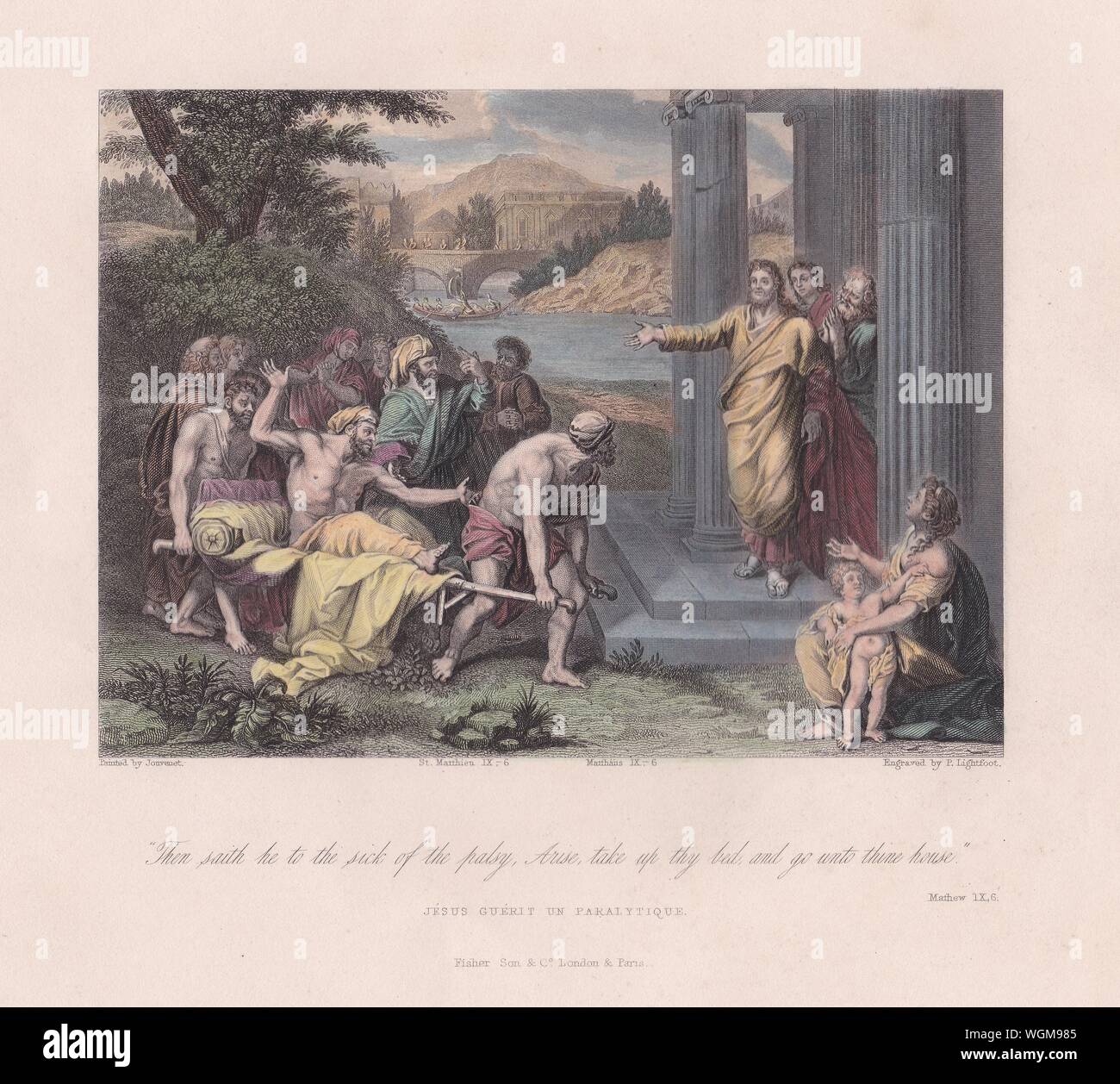 Jesus guerit un paraltyique hi-res stock photography and images - Alamy