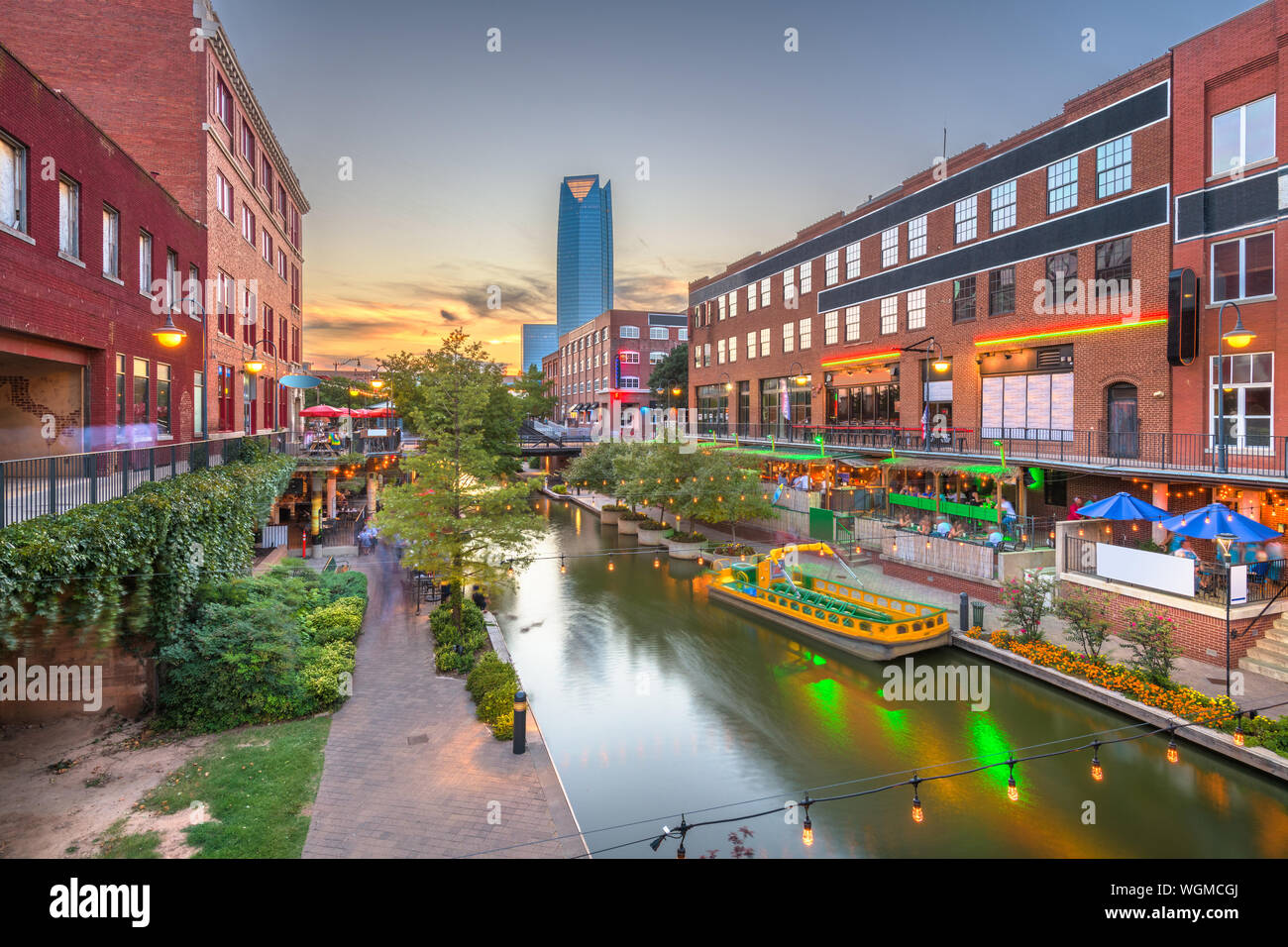 Oklahoma city bricktown hi-res stock photography and images - Alamy