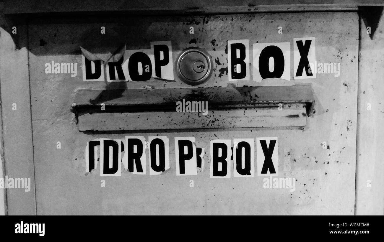 Drop box hi-res stock photography and images - Alamy