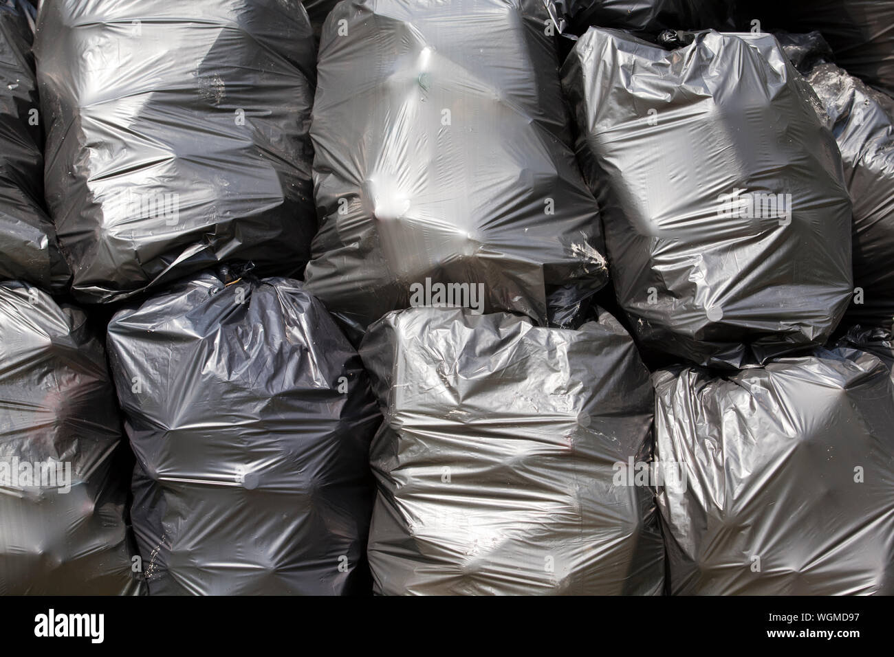 Bin bags pile hi-res stock photography and images - Alamy