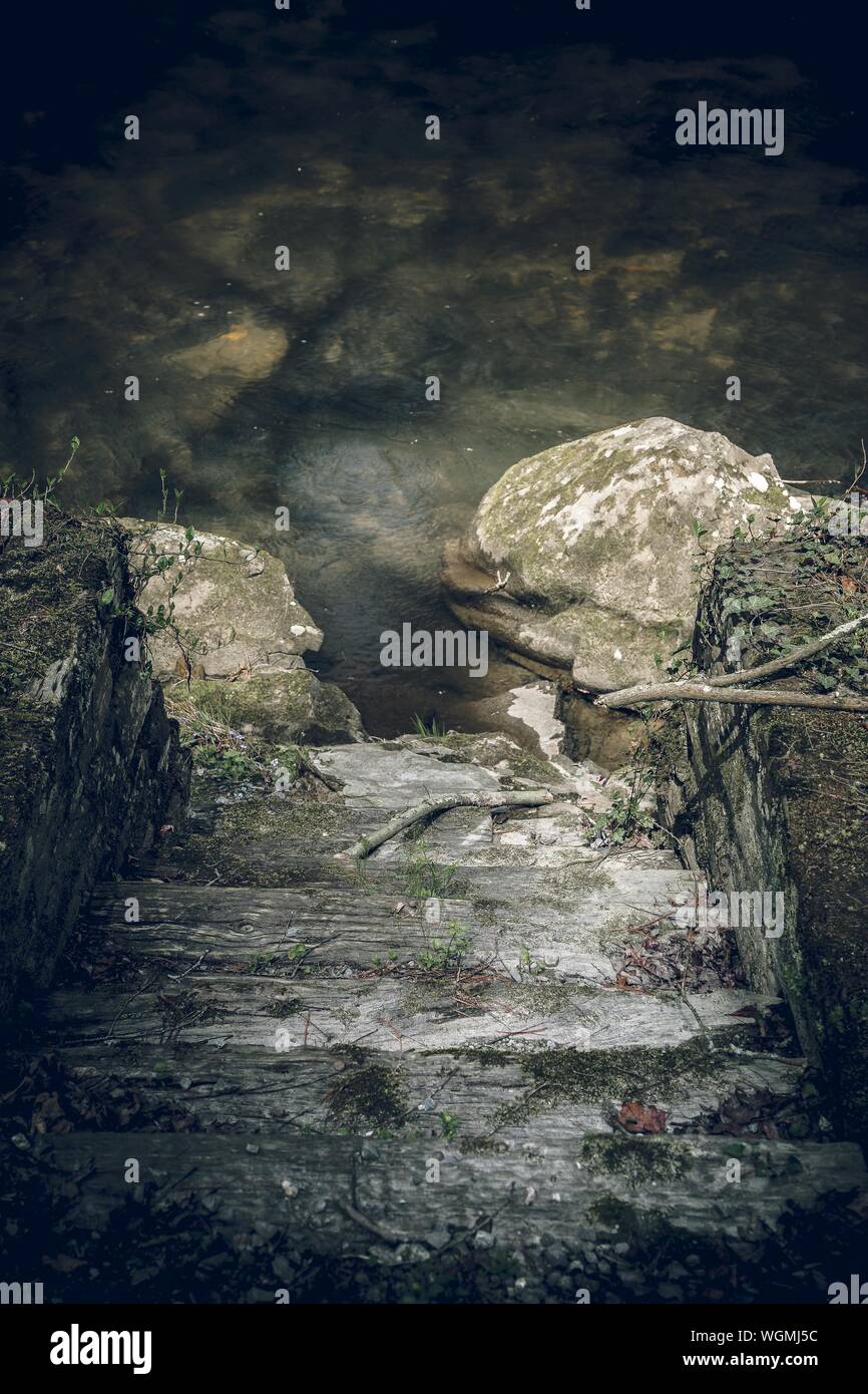 Grey Stone Steps High Resolution Stock Photography and Images - Alamy