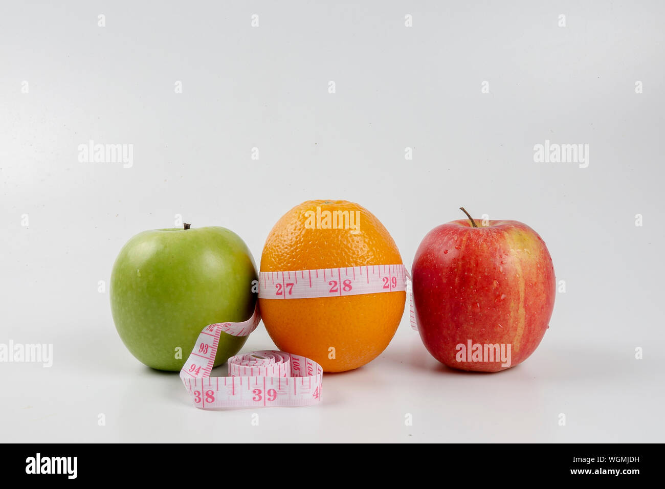 Fruits tape measure hi-res stock photography and images - Alamy