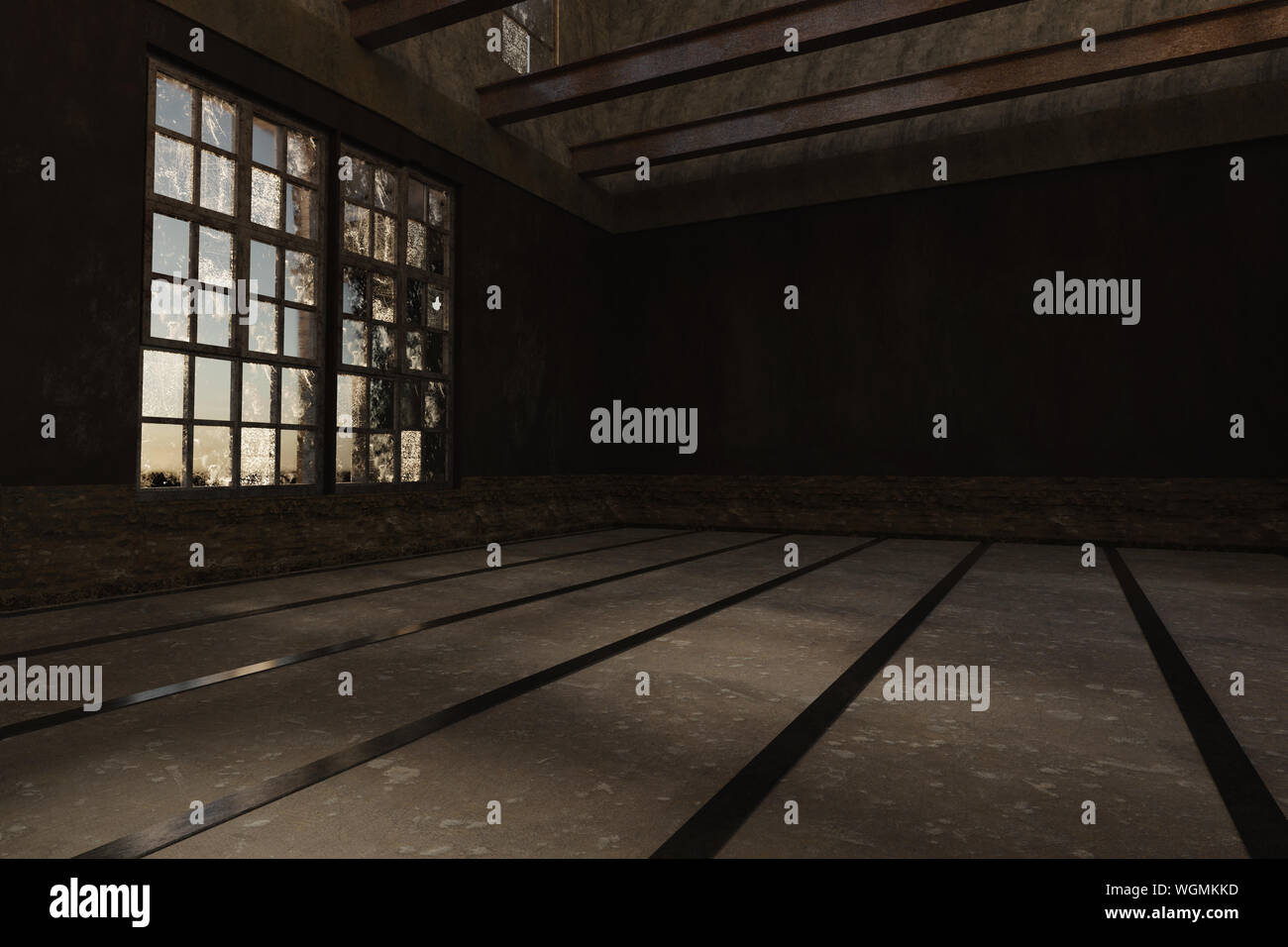 Abandoned industrial hall hi-res stock photography and images - Alamy