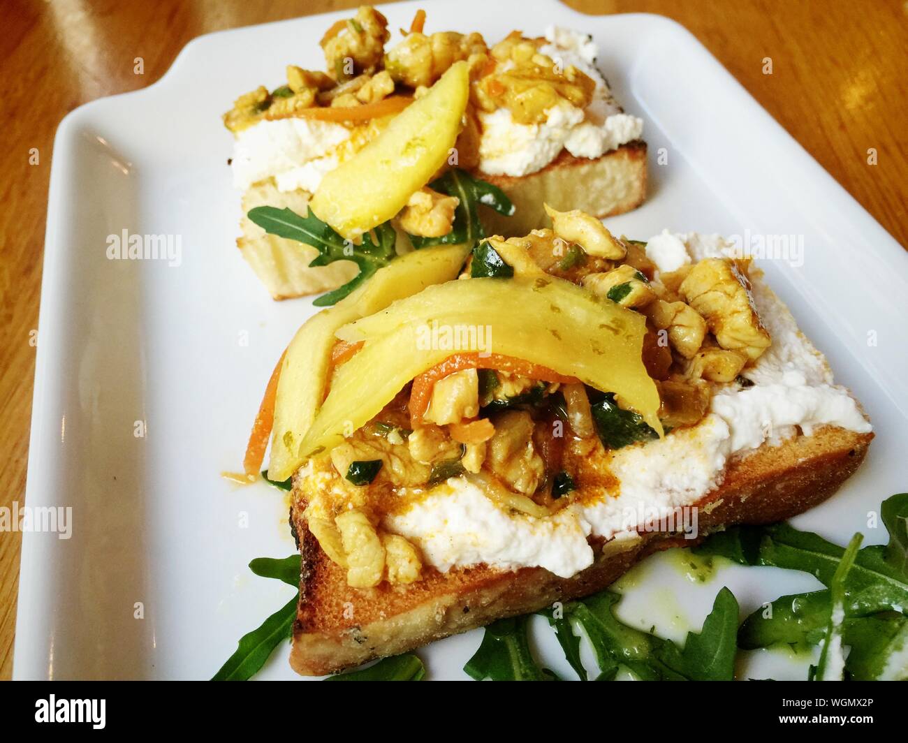 Sandwich on serving tray hi-res stock photography and images - Alamy