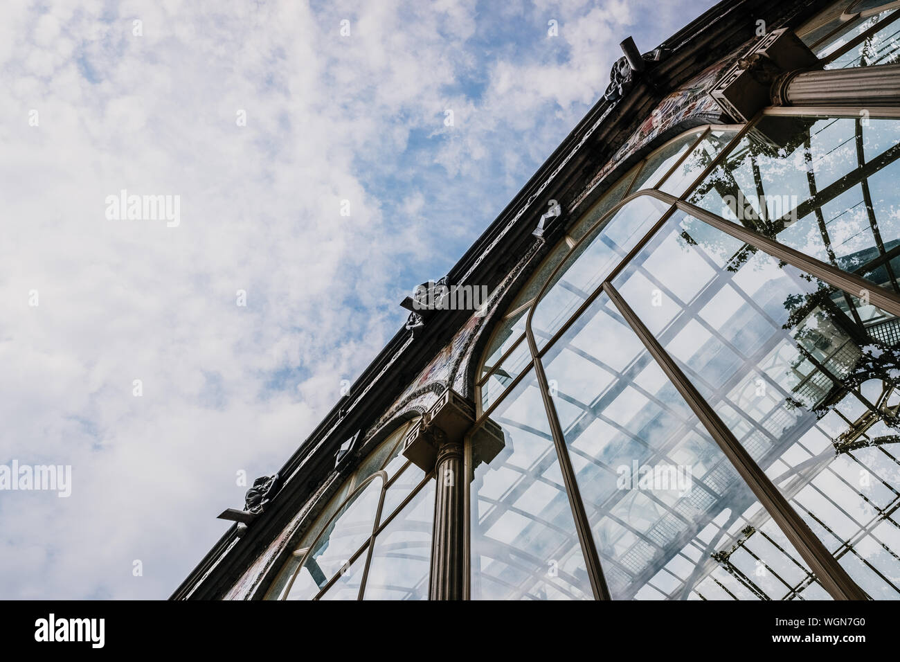 Reflections in the crystals of the richly ornate windows of the Crystal ...