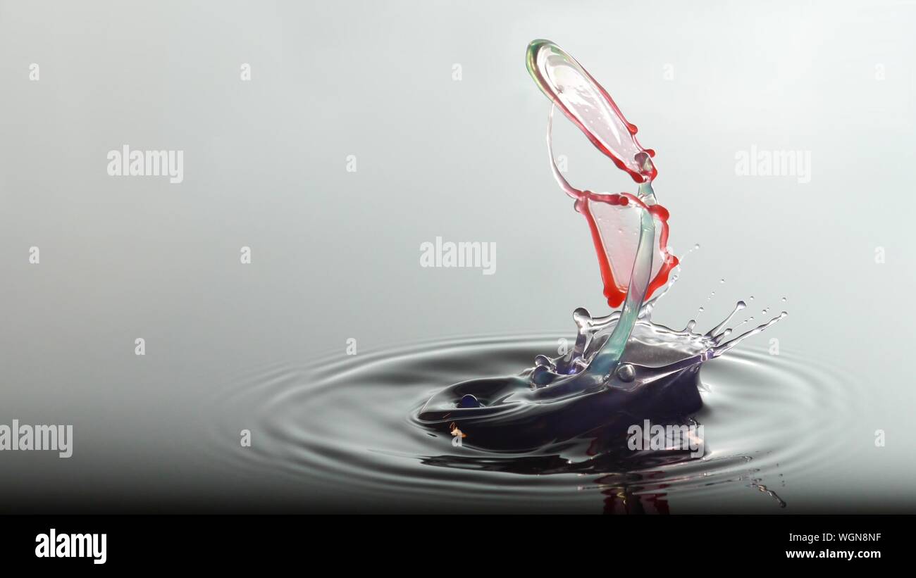 Drop red water hi-res stock photography and images - Alamy