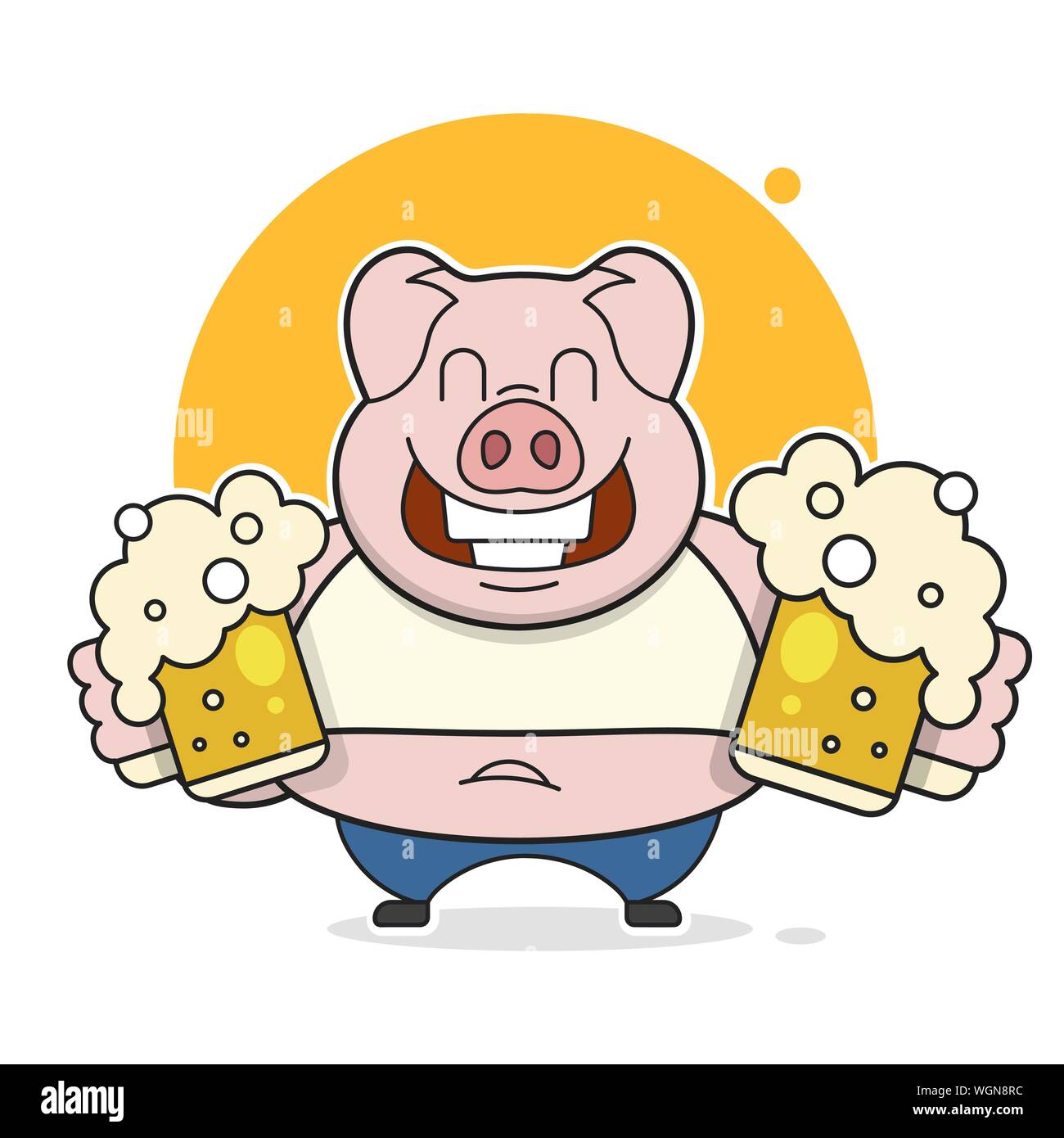 Vector art. Craft beer background. Symbol collection. Typography vector ...