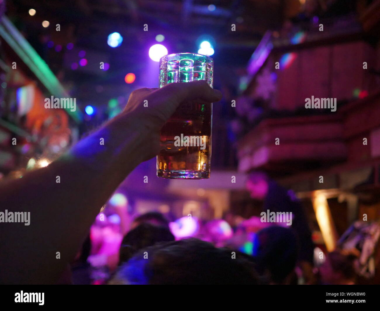 Men in club drinking hi-res stock photography and images - Alamy