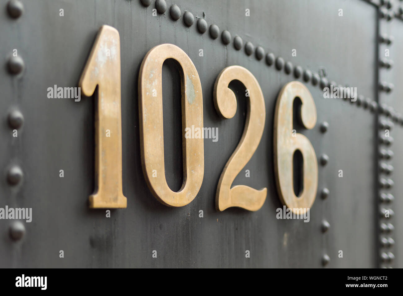 Train with number hi-res stock photography and images - Alamy