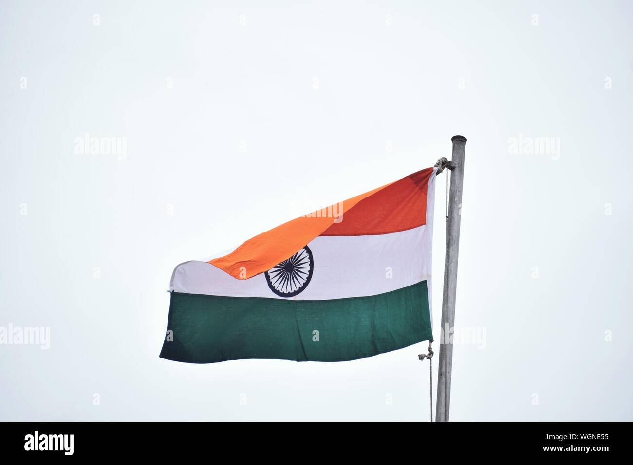 Indian flag waving hi-res stock photography and images - Alamy