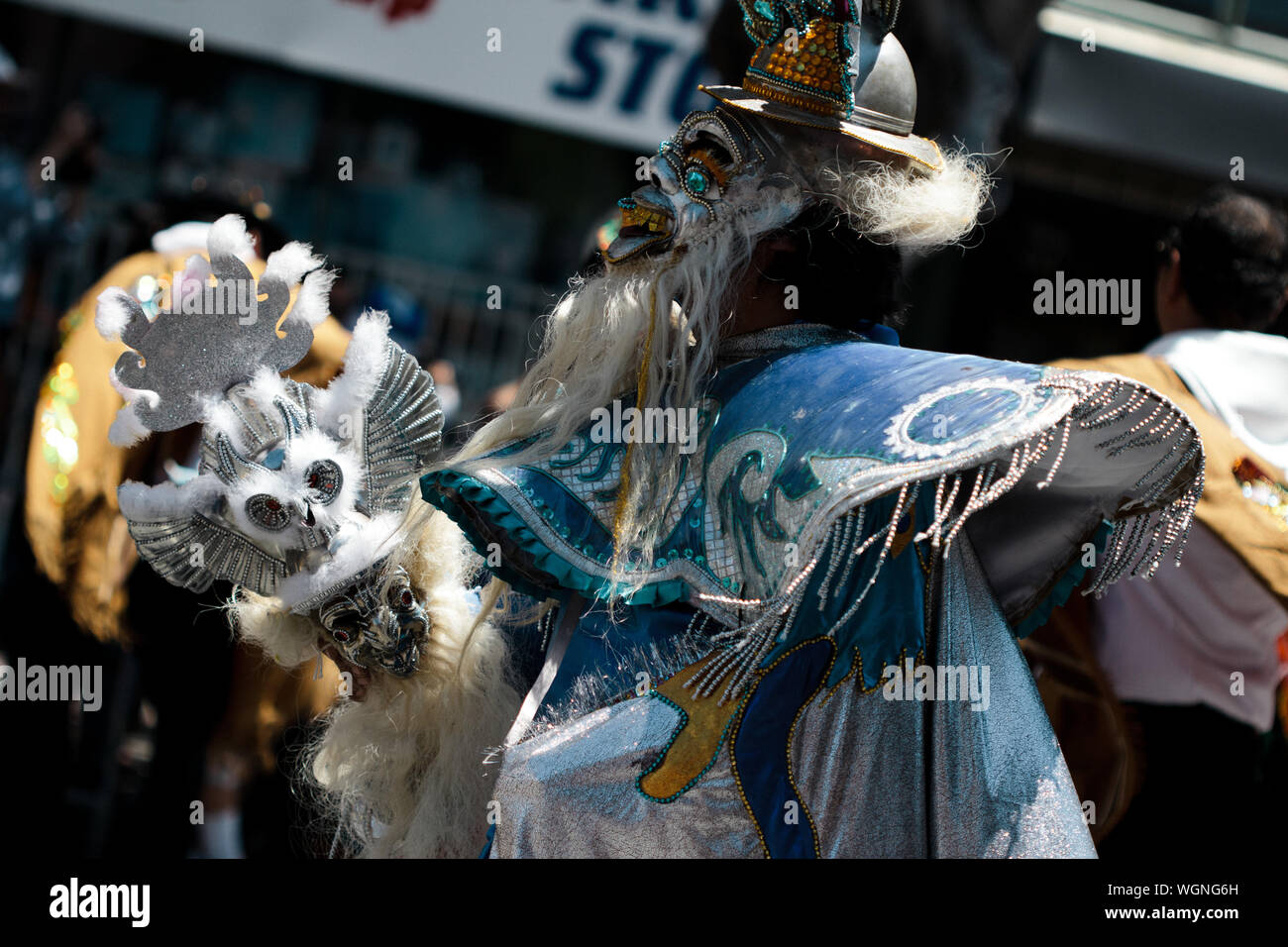 Side View Of Man Doing Traditional Dance Stock Photo - Alamy