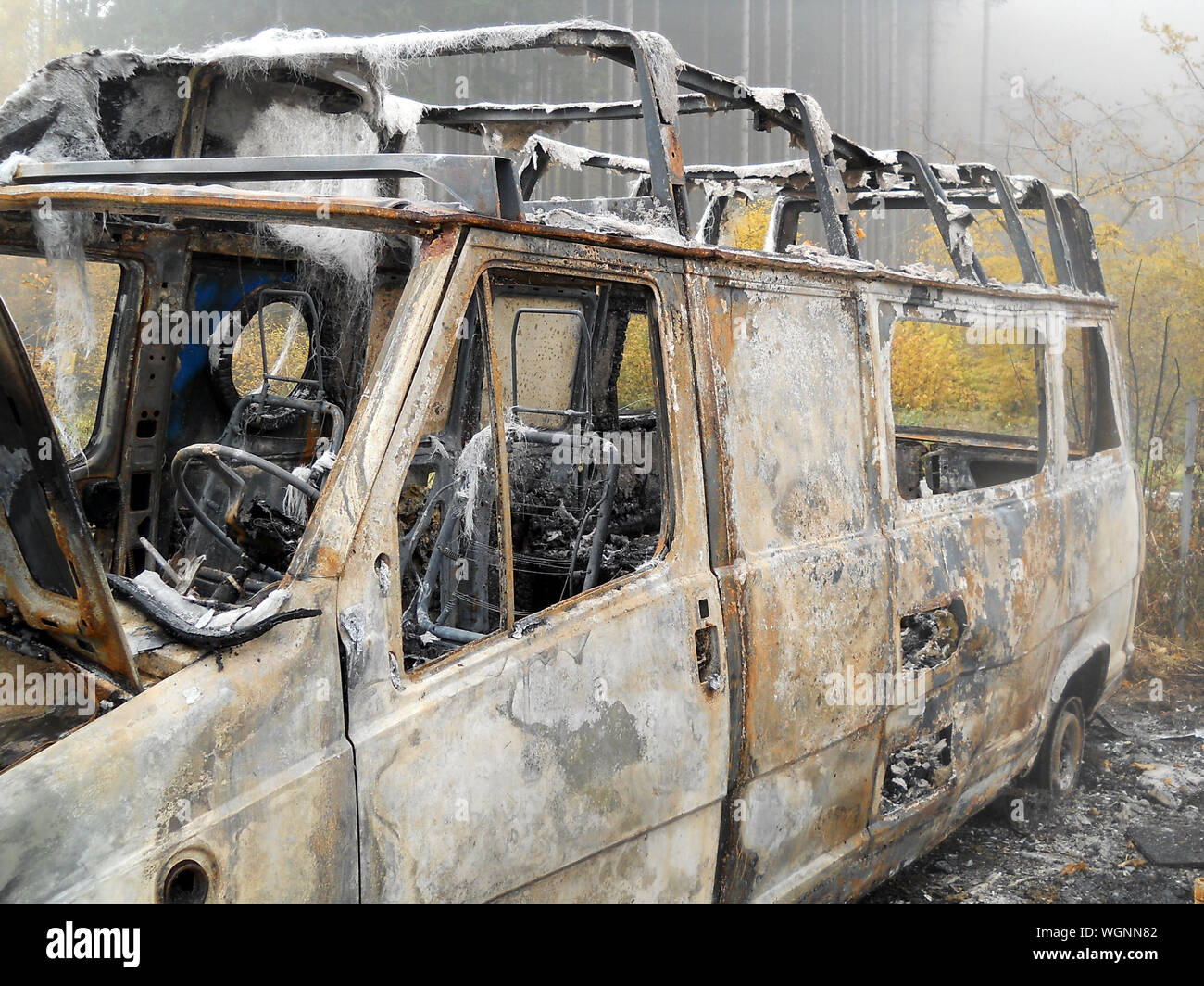 Abandoned Van High Resolution Stock Photography and Images - Alamy