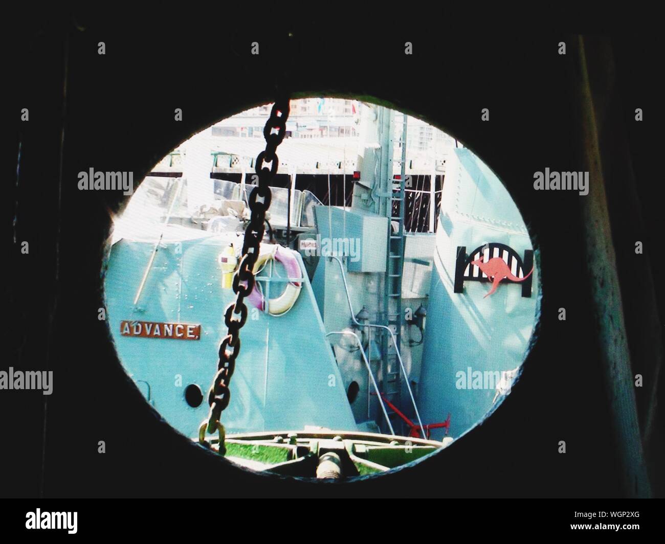 Viewed through ship porthole hi-res stock photography and images - Alamy