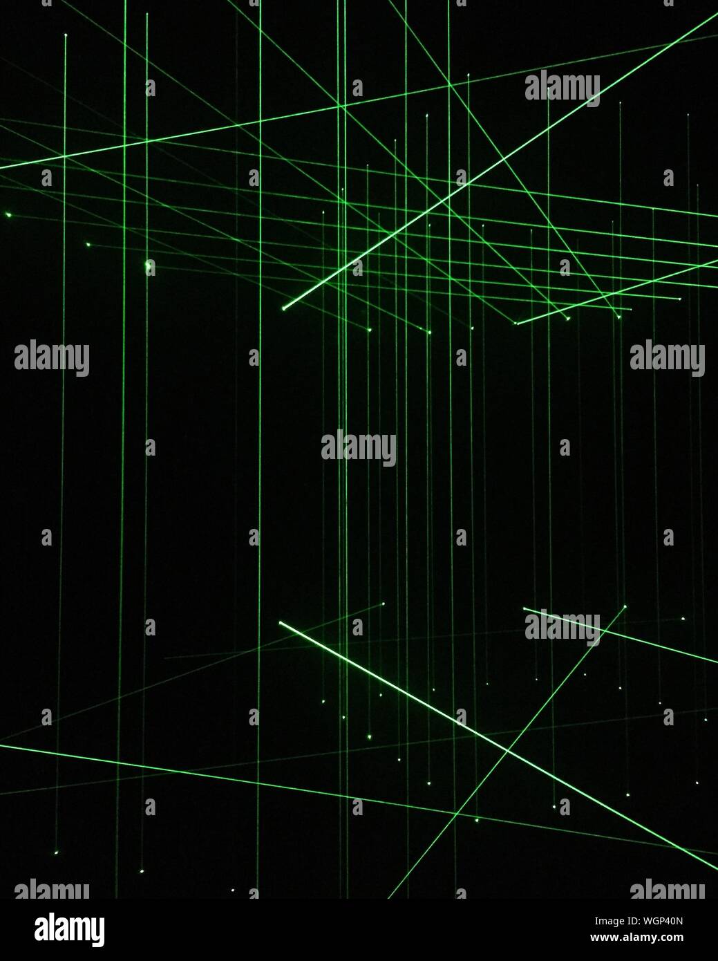 Laser green beam hi-res stock photography and images - Alamy