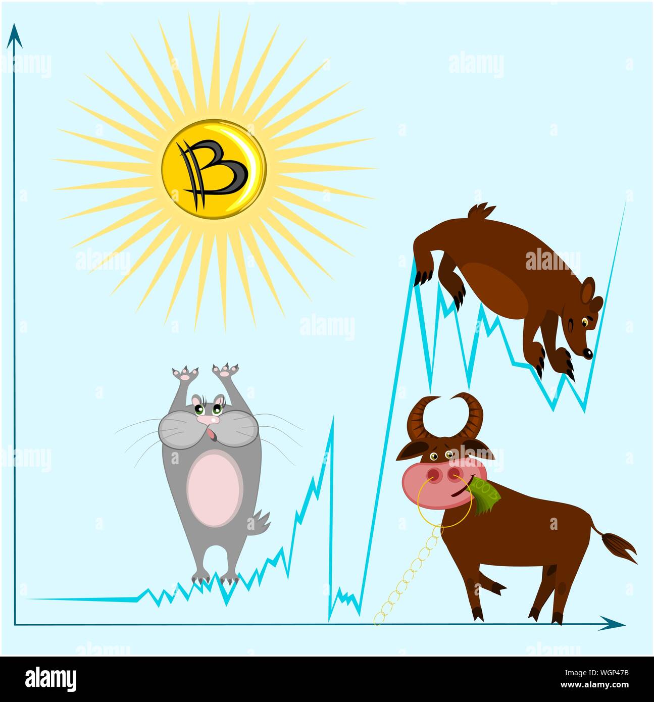 Cryptocurrency bears Stock Vector Images - Alamy