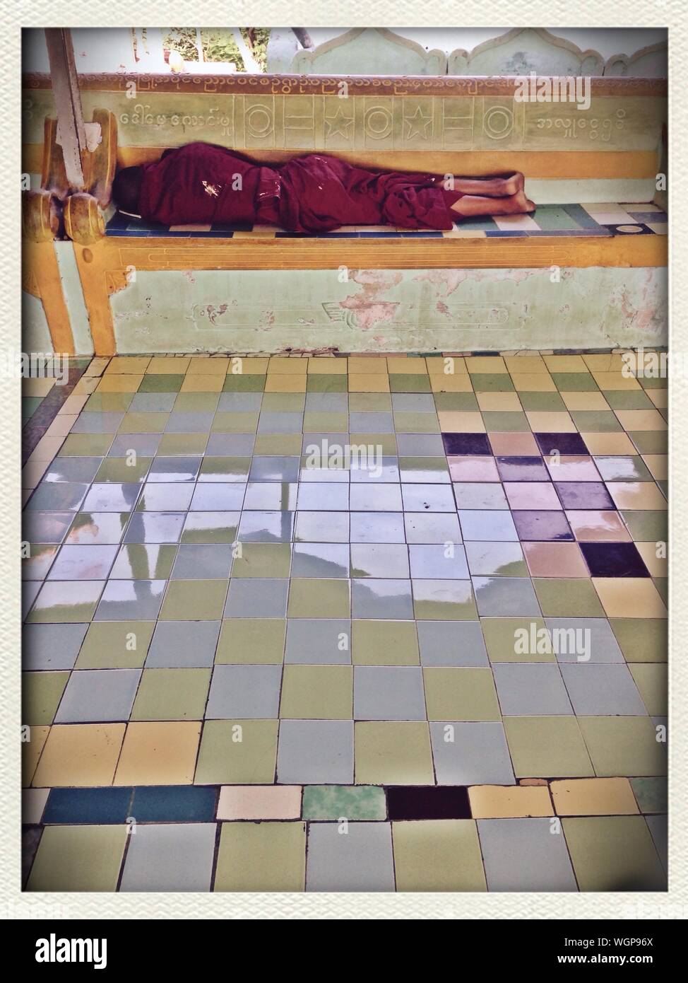 Sleeping Monk High Resolution Stock Photography and Images - Alamy