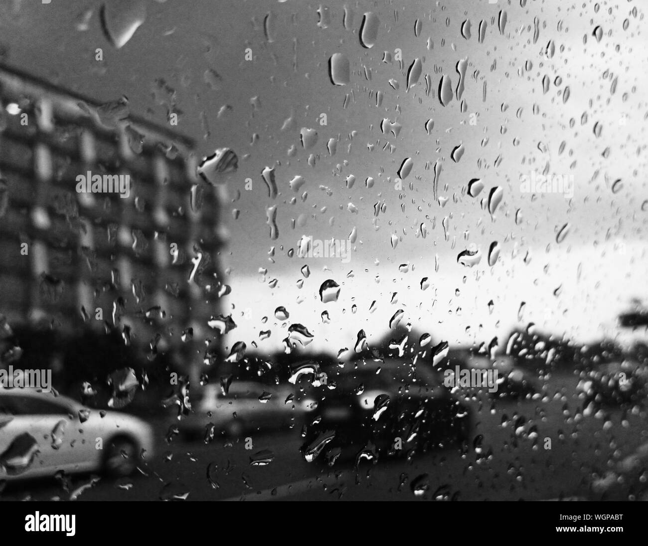 Wet Windshield Rainy Season Architecture High Resolution Stock ...