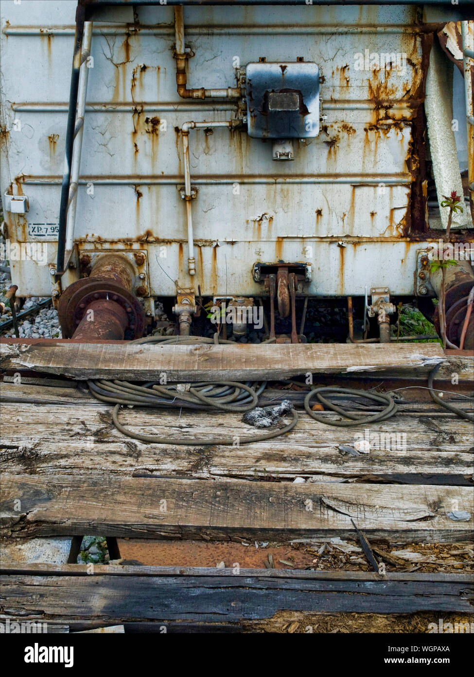 Damaged rail hi-res stock photography and images - Alamy