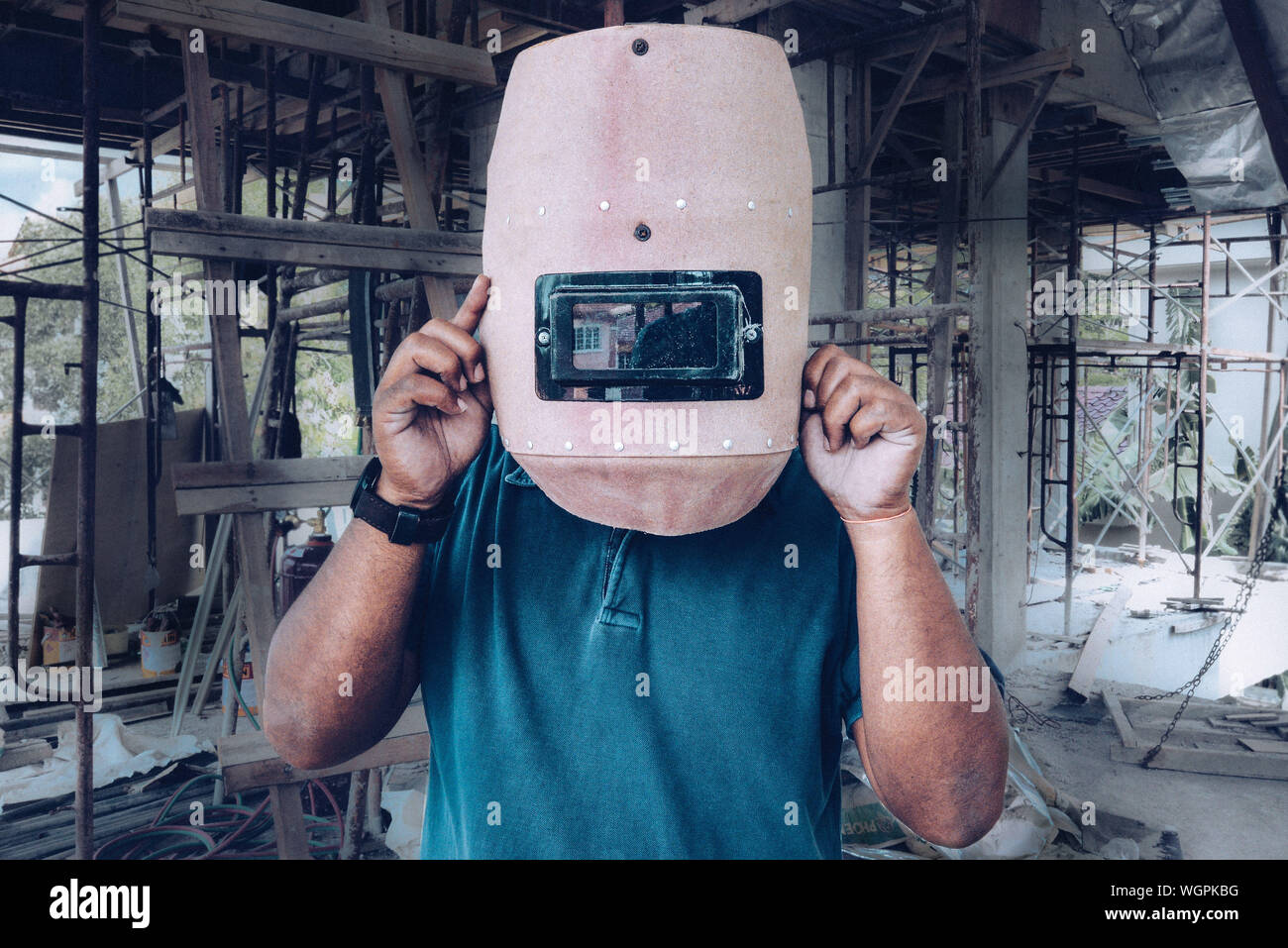 Face construction hi-res stock photography and images - Alamy