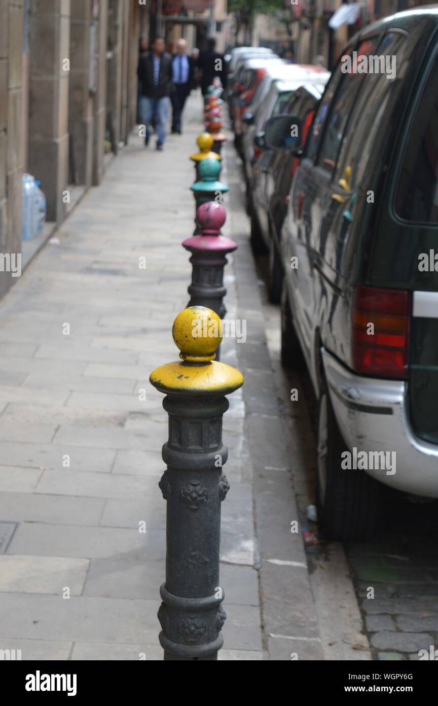 Vehicle bollards hi-res stock photography and images - Alamy