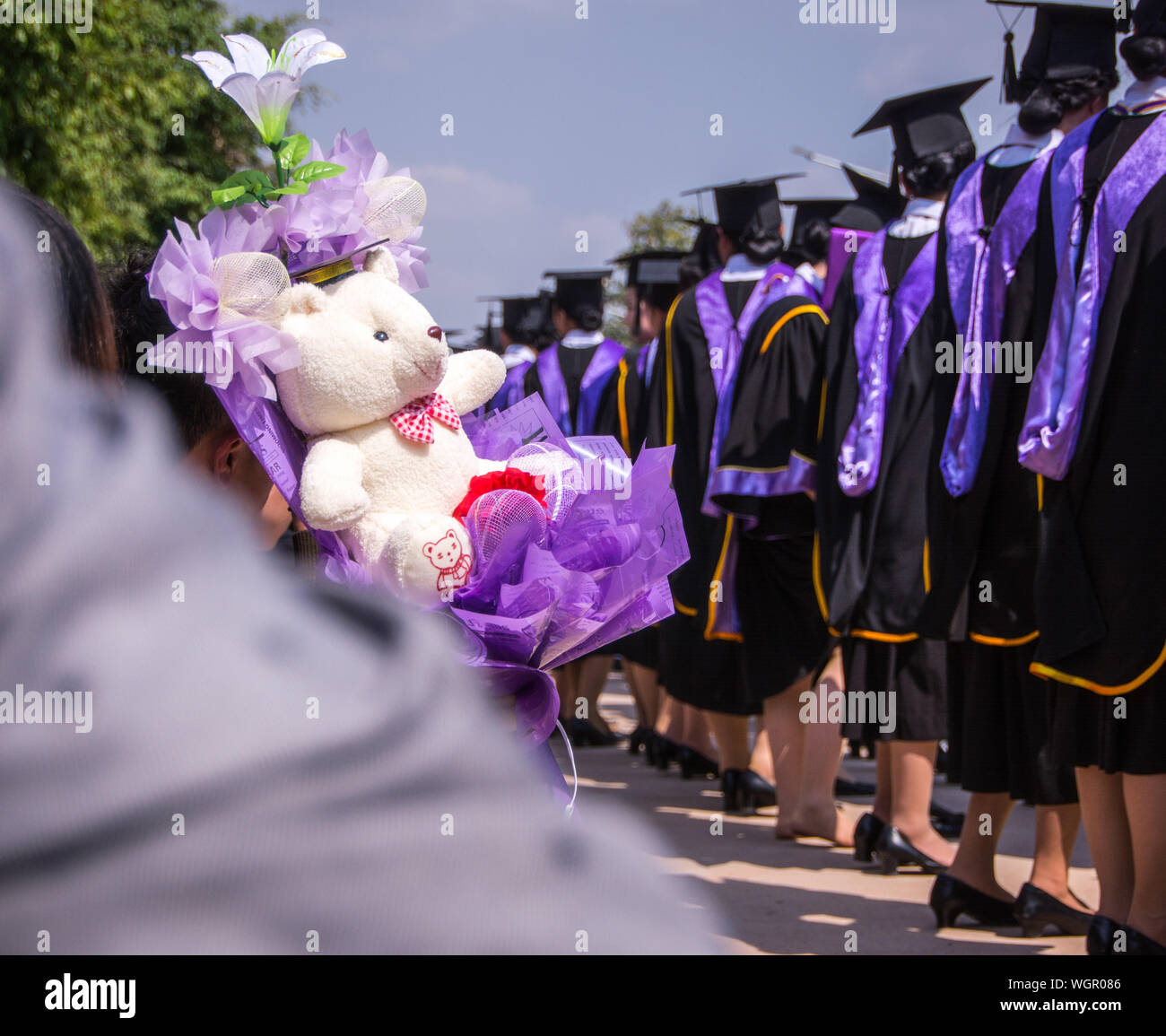 Graduation gowns hanging hi-res stock photography and images - Alamy