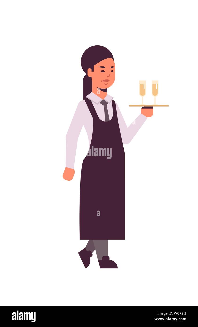 Cartoon pretty waitress hi-res stock photography and images - Alamy