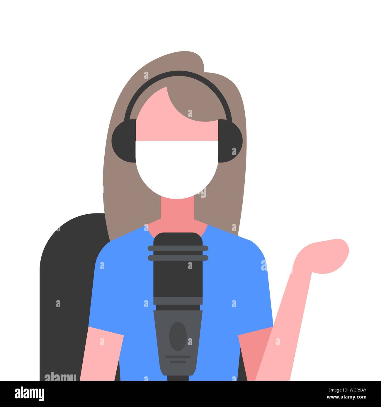 Radio operator cartoon Stock Vector Images - Alamy