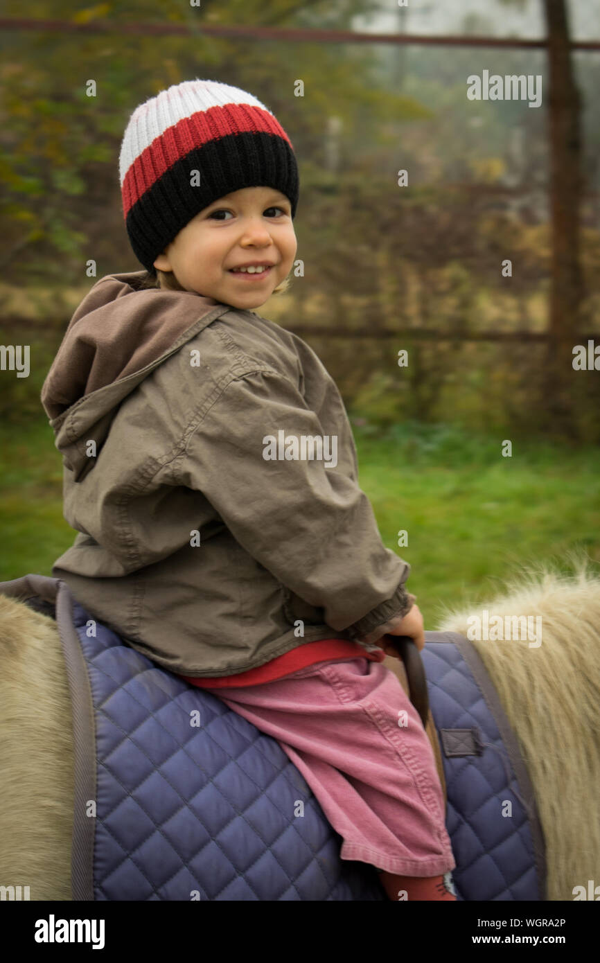 Childhood pony hi-res stock photography and images - Alamy