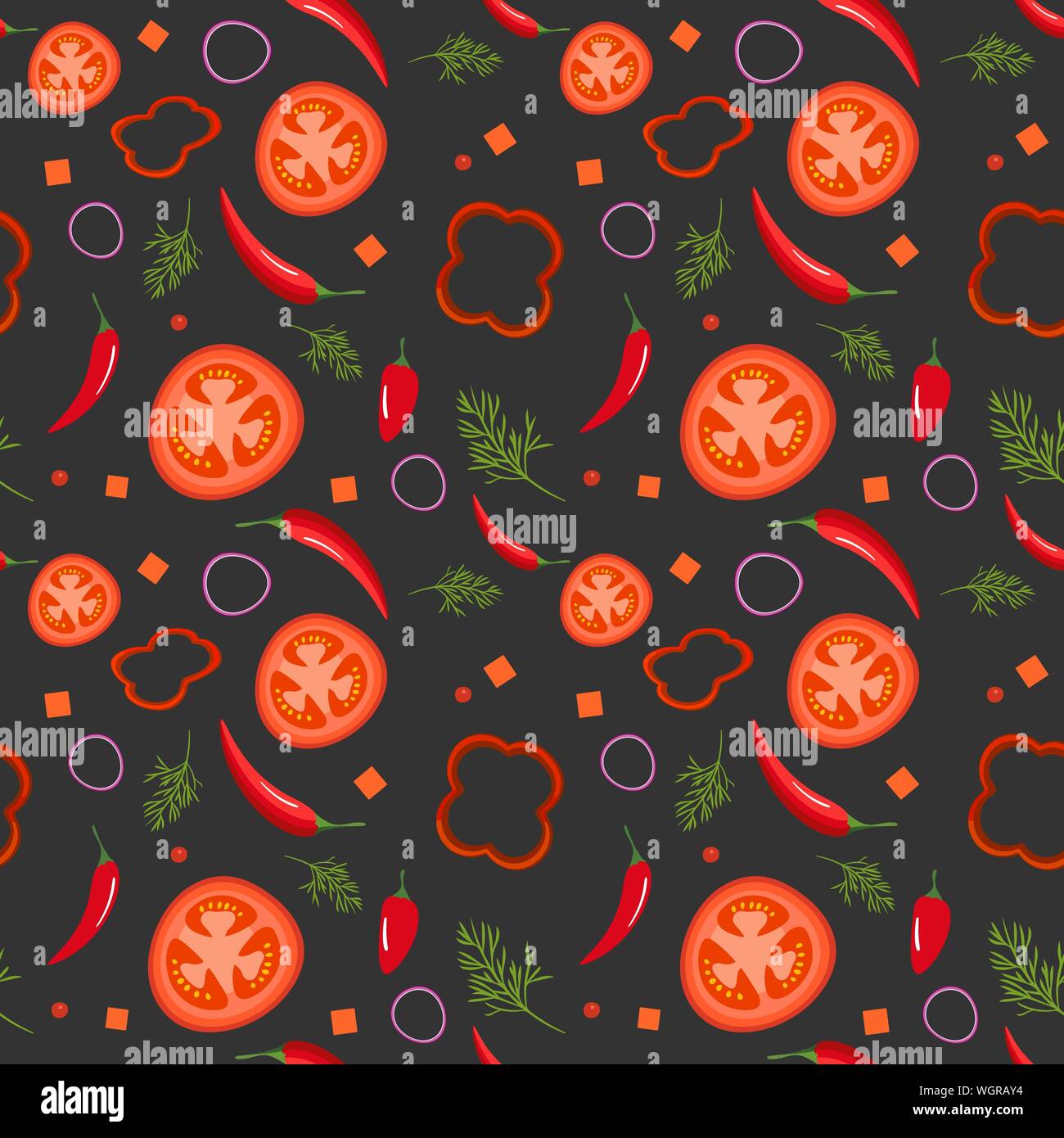 Paprika cubes Stock Vector Images - Alamy