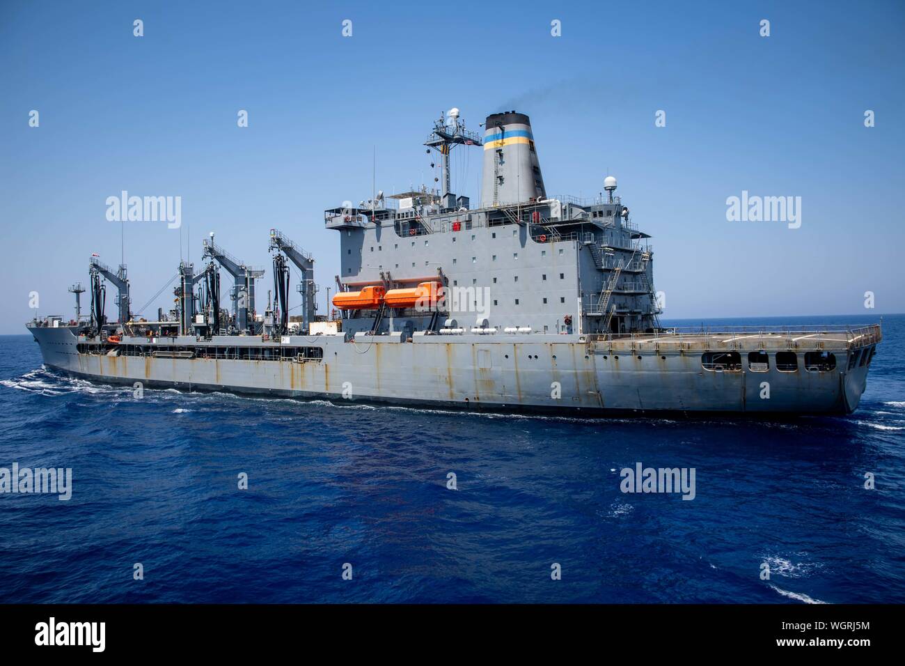 MEDITERRANEAN SEA (Aug. 24, 2019) — The Henry J. Kaiser-class fleet ...