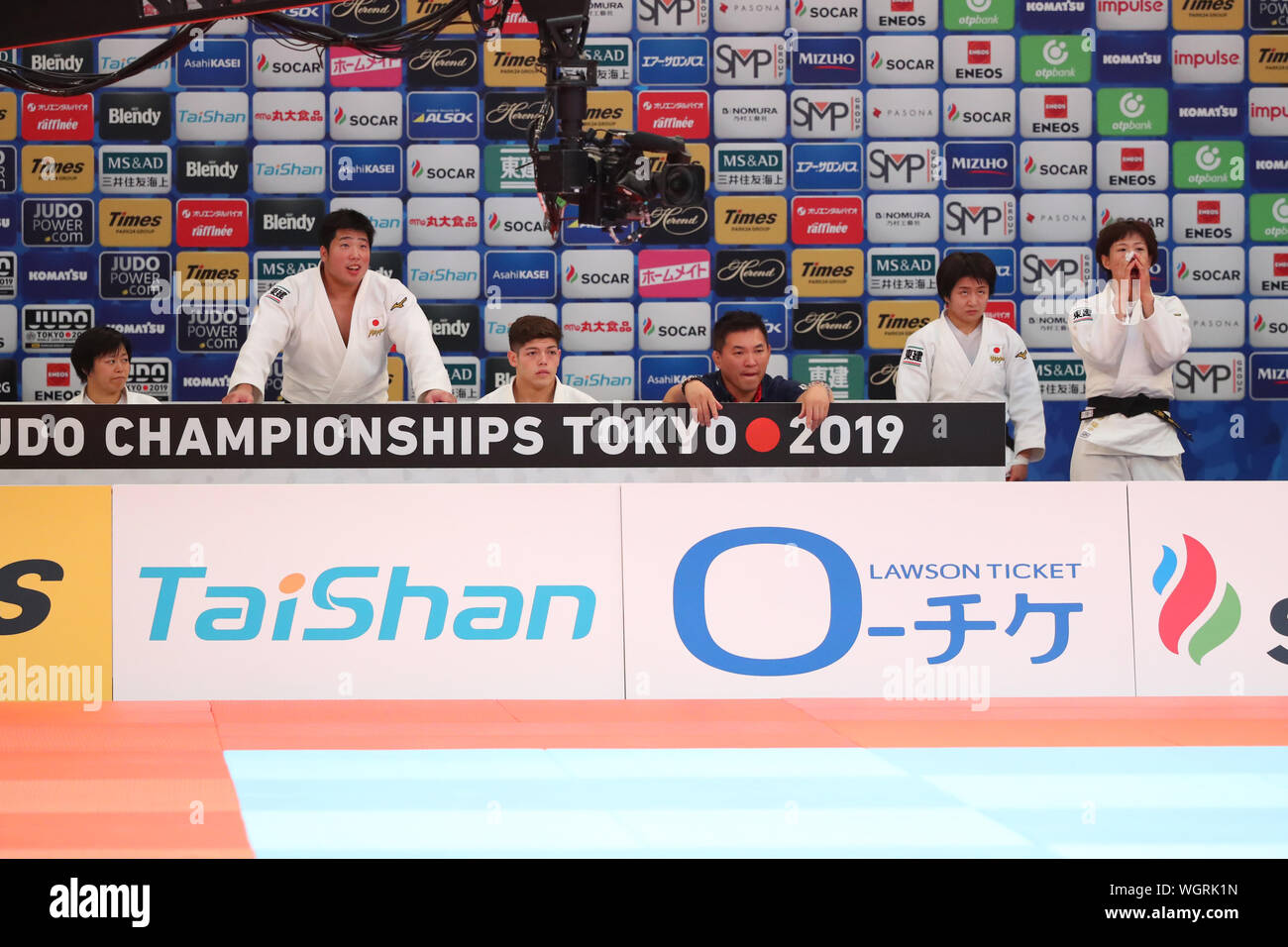 Nippon Budokan, Tokyo, Japan. 1st Sep, 2019. (L-R) Shori Hamada, Kokoro ...