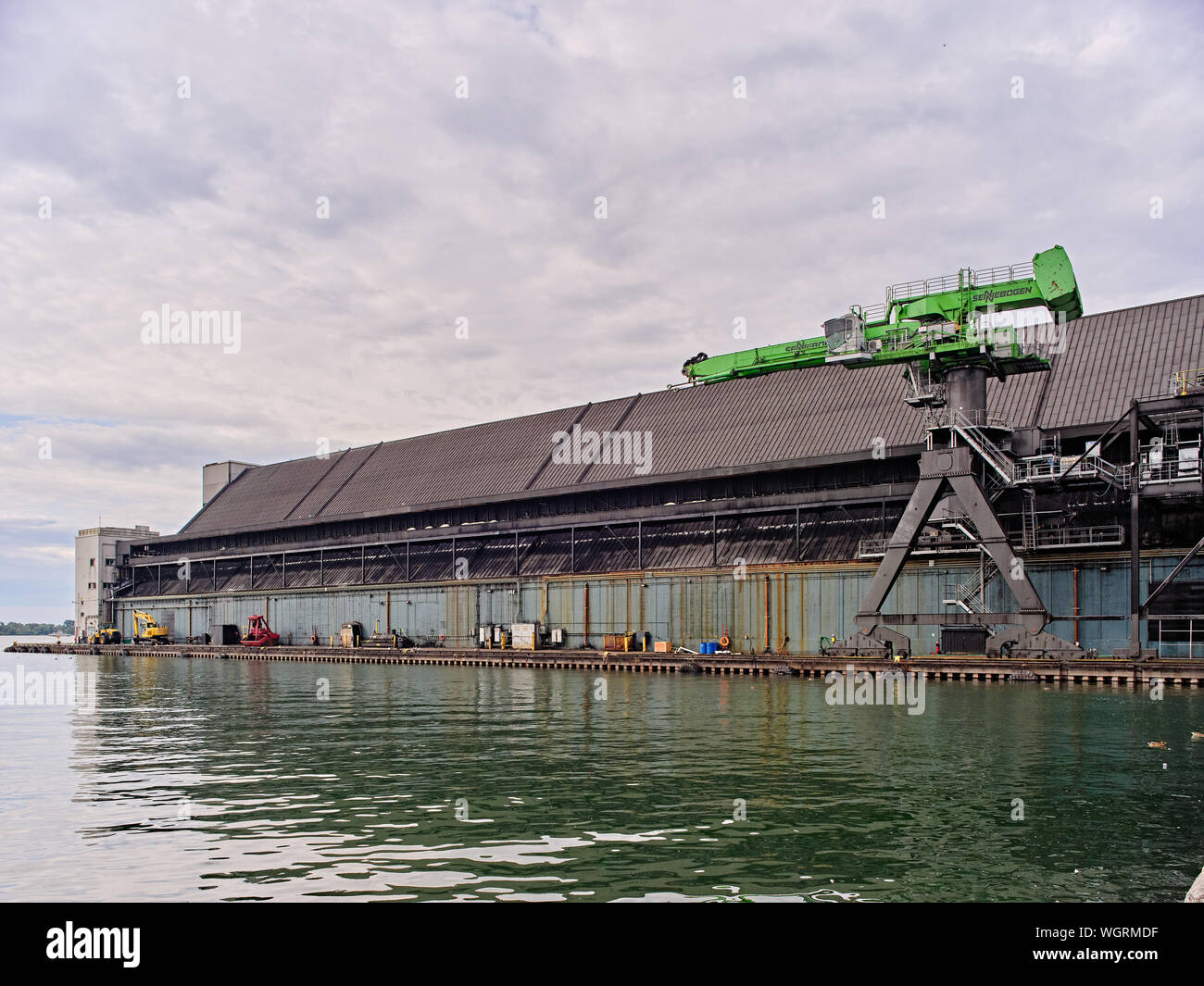 Sugar processing plant and dock Stock Photo - Alamy