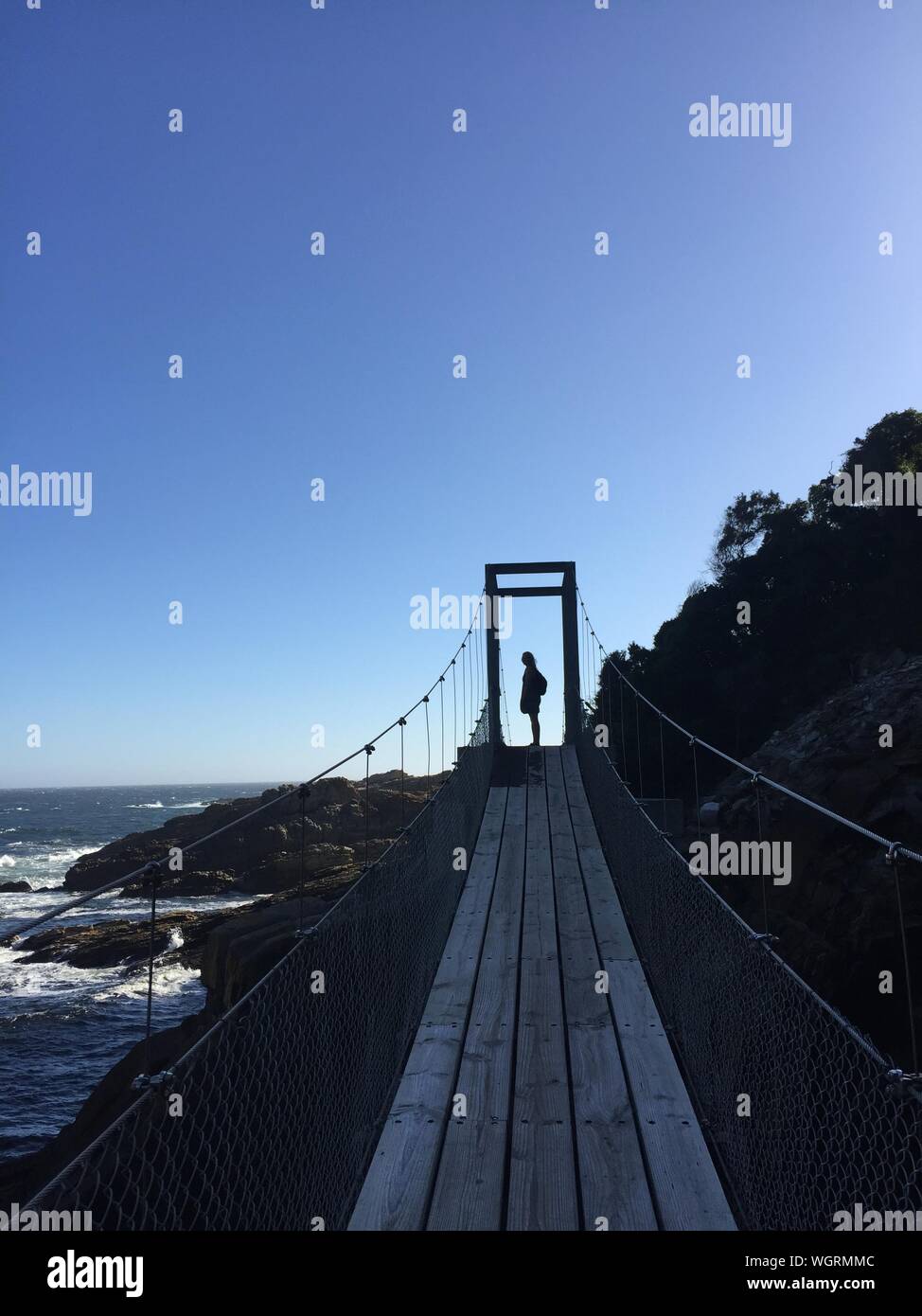 Footbridge Cliff Sea High Resolution Stock Photography and Images - Alamy