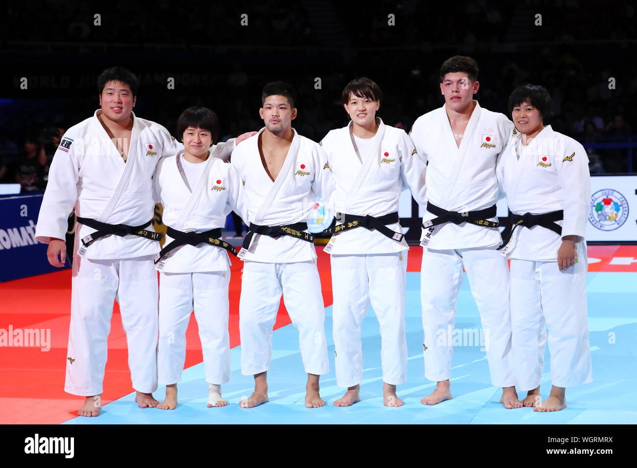 Nippon Budokan, Tokyo, Japan. 1st Sep, 2019. Japan team group (JPN ...