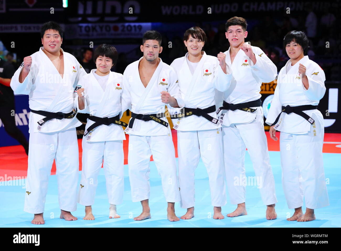 Nippon Budokan, Tokyo, Japan. 1st Sep, 2019. Japan team group (JPN ...