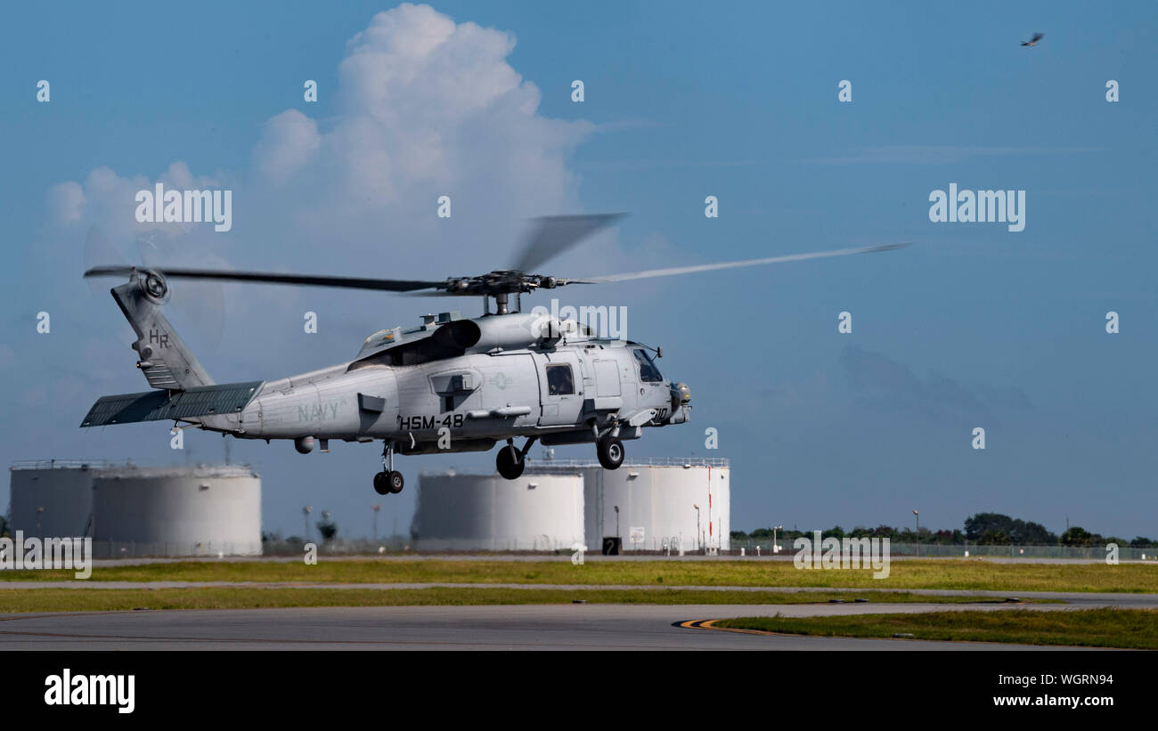 190901-N-KK394-1073 JACKSONVILLE, Fla. (Sept. 1, 2019) An MH-60R Sea ...
