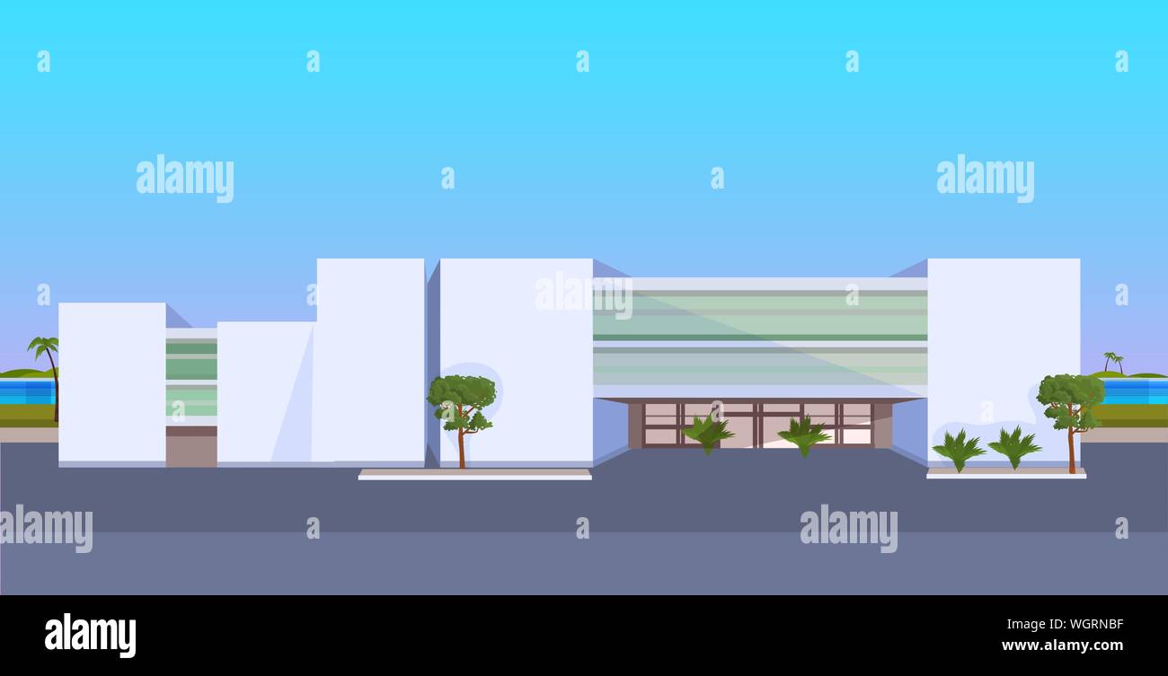 modern hotel office building exterior commercial business center design ...