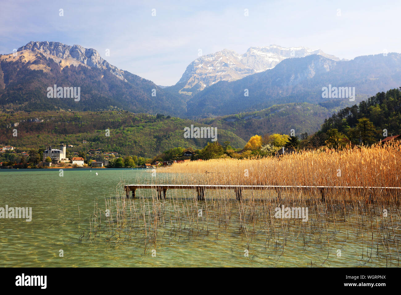 Annecy lake view hi-res stock photography and images - Alamy