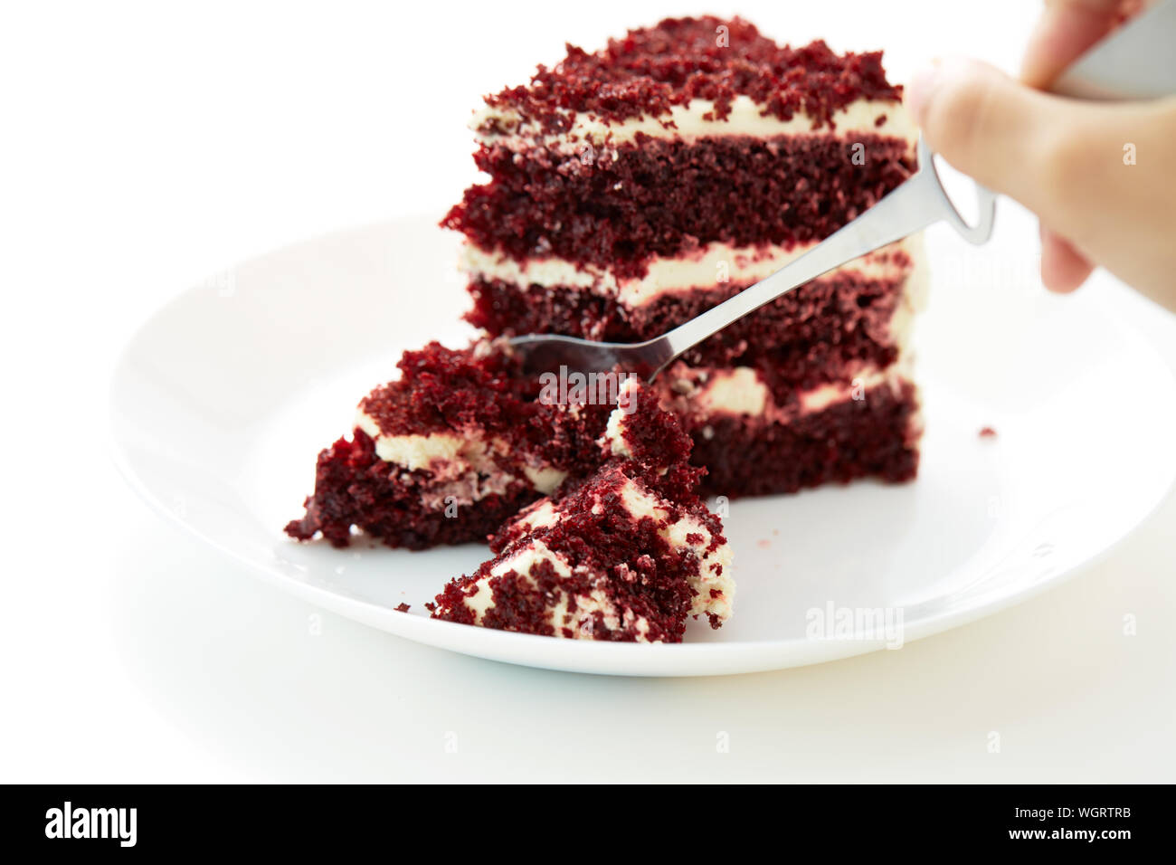 Woman plate cake hi-res stock photography and images - Alamy