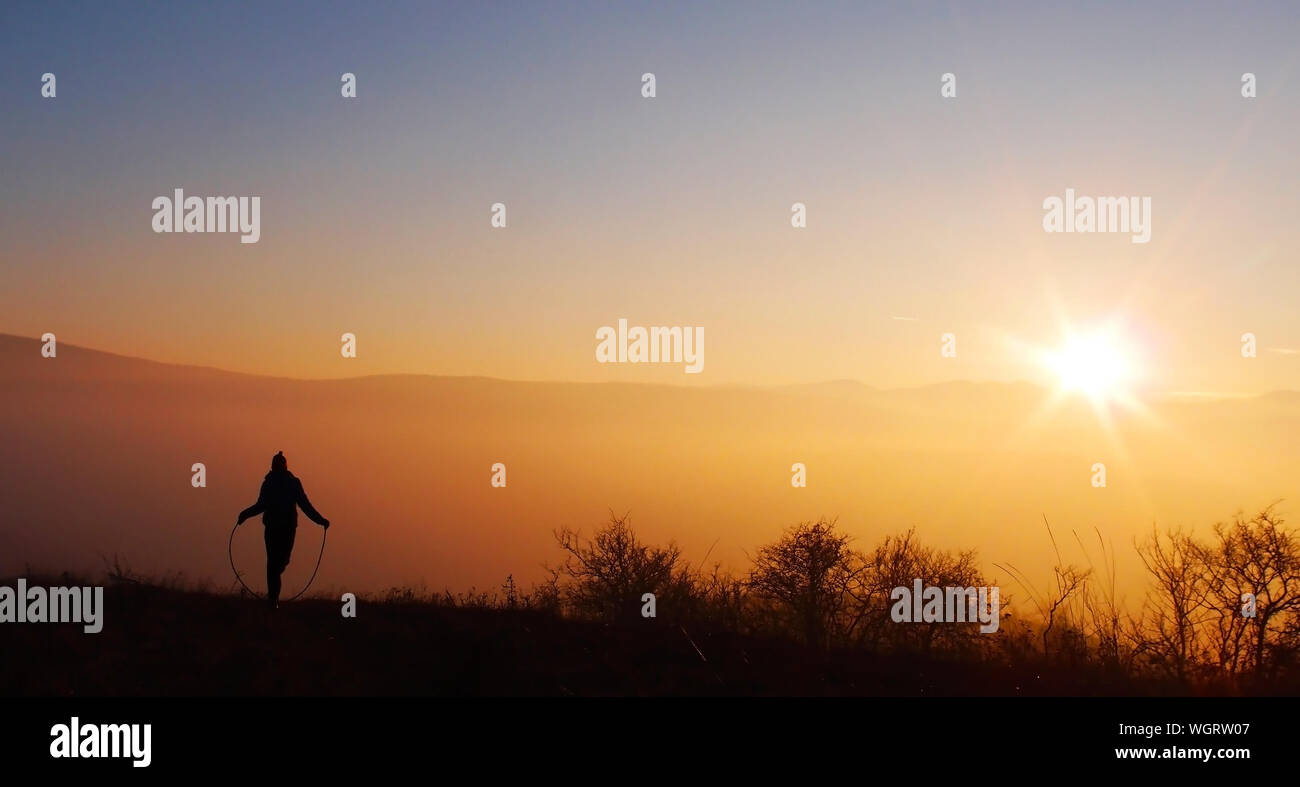 Person Skipping High Resolution Stock Photography and Images - Alamy