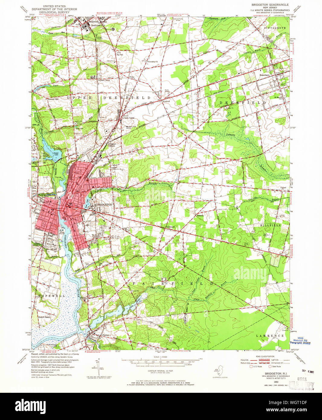 Map of bridgeton hi-res stock photography and images - Alamy