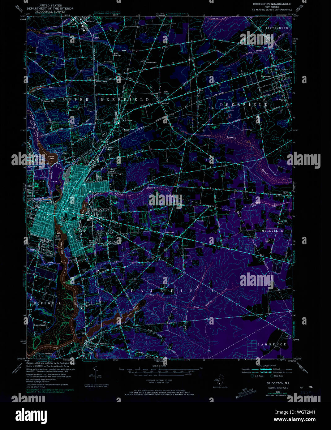 Bridgeton map hi-res stock photography and images - Alamy