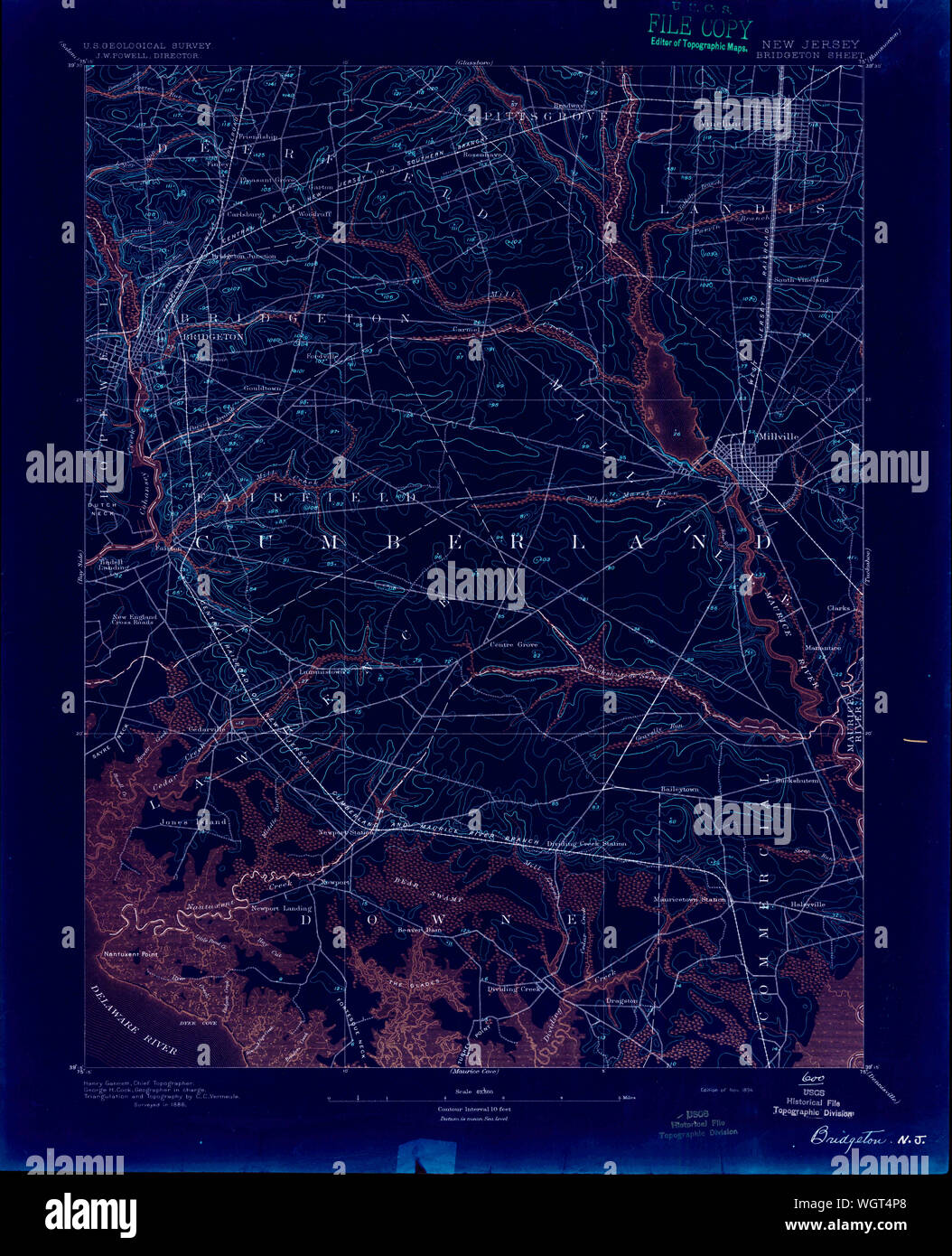 Bridgeton map hi-res stock photography and images - Alamy