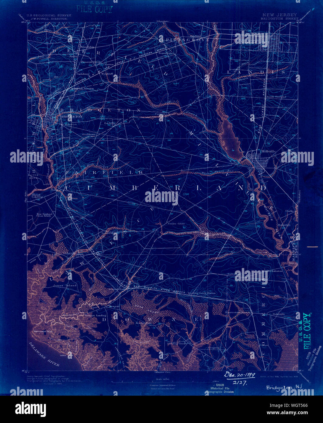 Map of bridgeton hi-res stock photography and images - Alamy