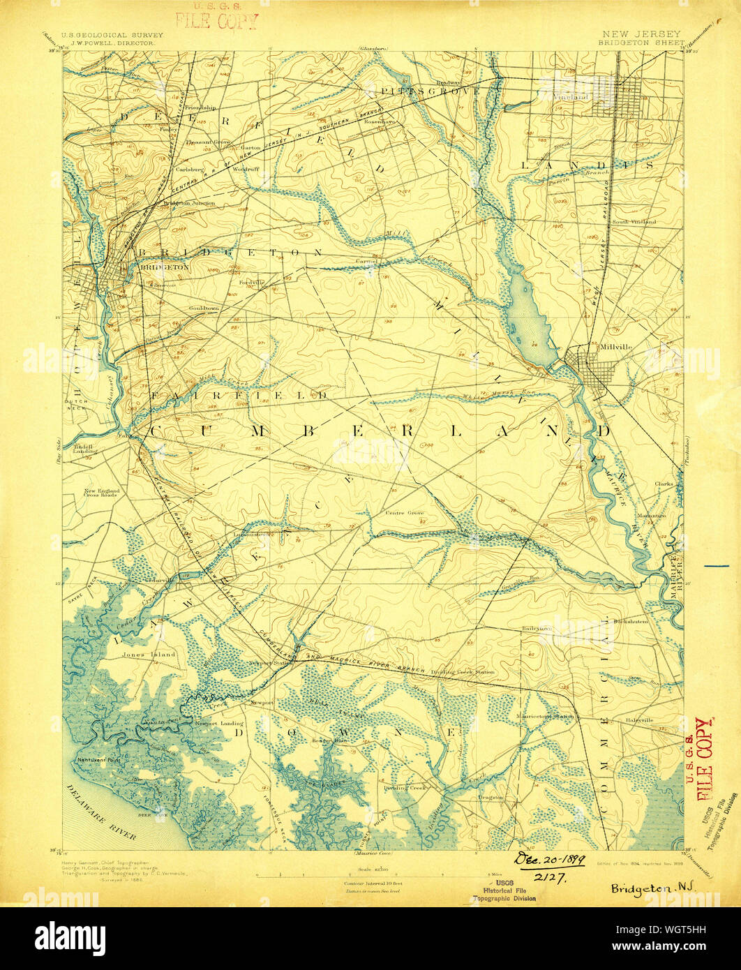 Map of bridgeton hi-res stock photography and images - Alamy