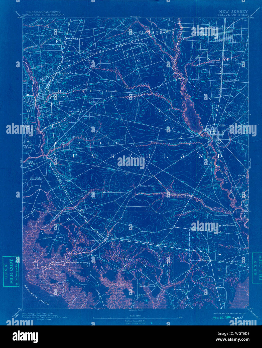 Map of bridgeton hi-res stock photography and images - Alamy