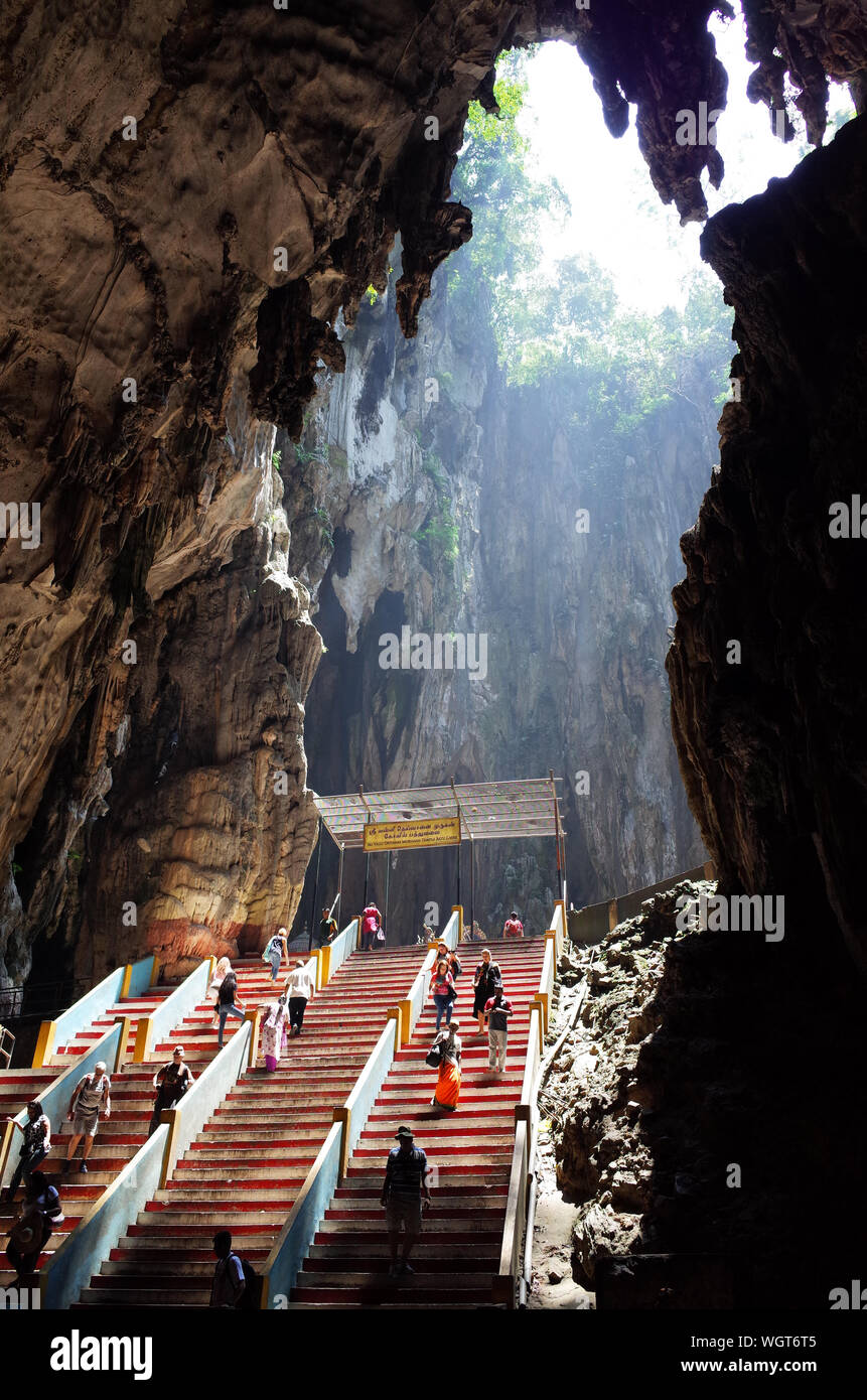 Batu caves steps hi-res stock photography and images - Alamy