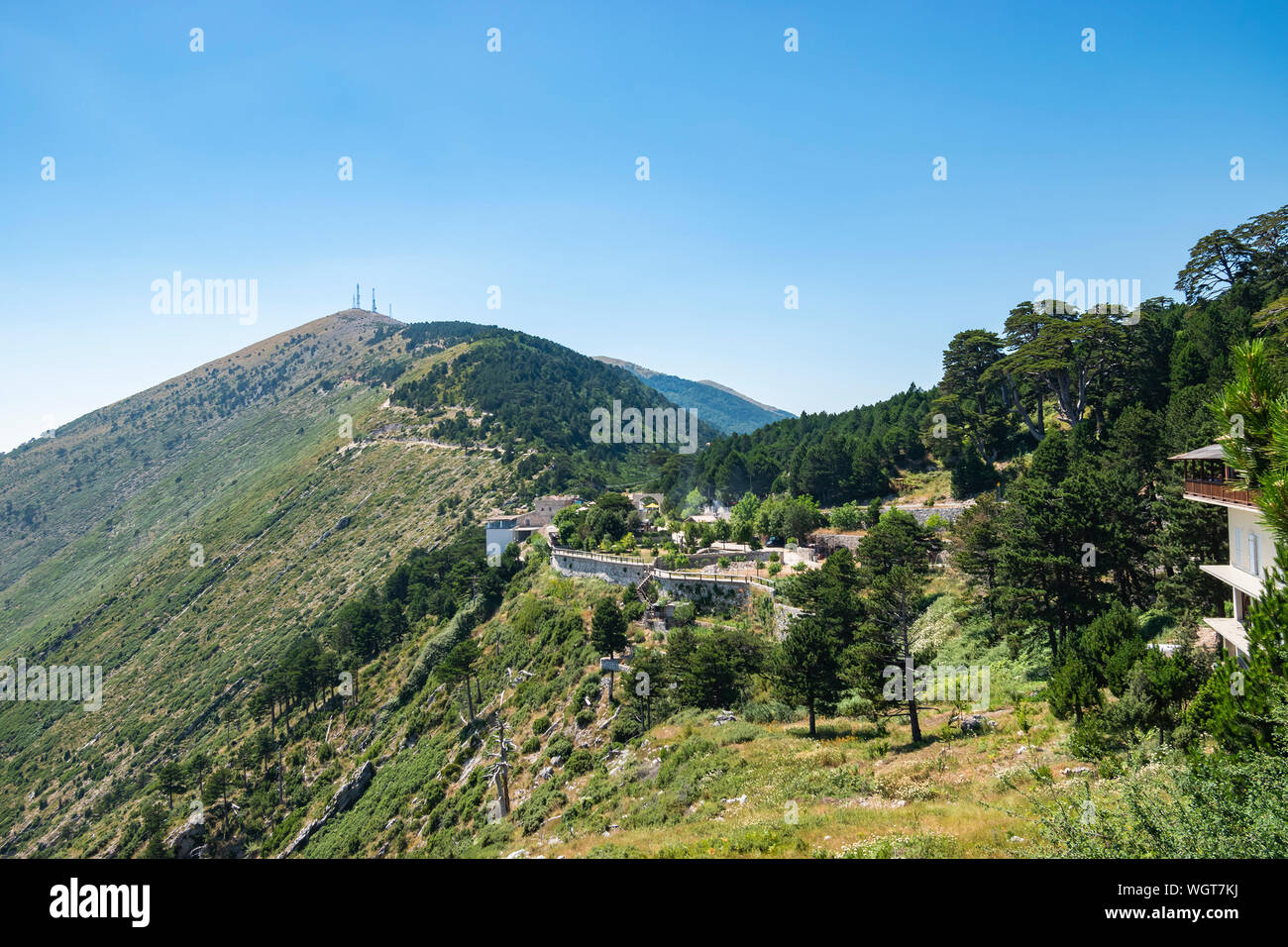 View of Llogara National Park, Vlore, Albania Stock Photo - Alamy