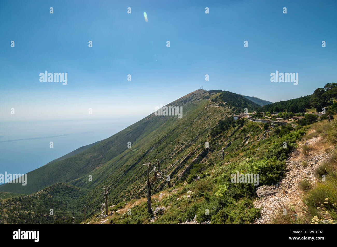 View of Llogara National Park, Vlore, Albania Stock Photo - Alamy